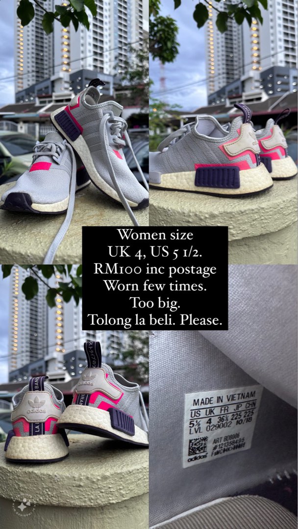 Adidas NMB, Women's Fashion, Footwear, Sneakers on Carousell