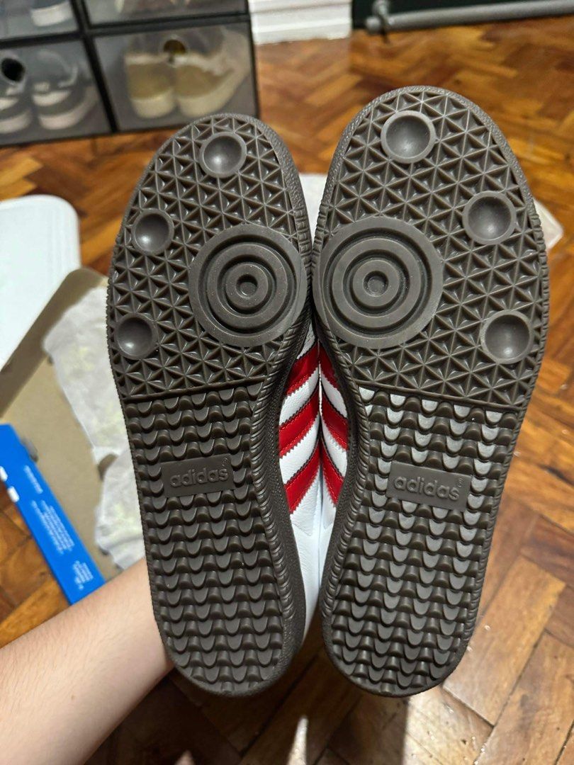 Adidas Samba OG Red, Women's Fashion, Footwear, Sneakers on Carousell