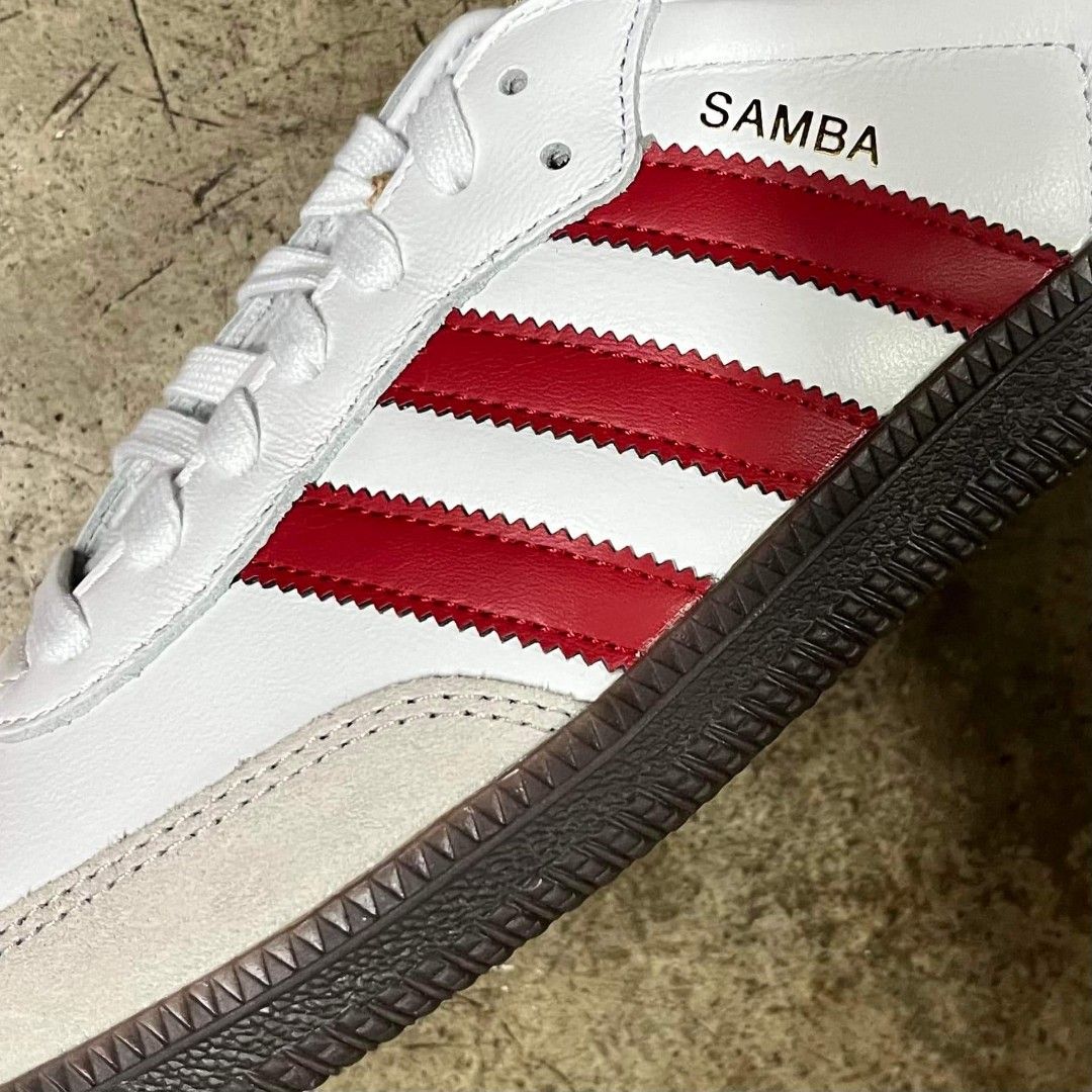 Adidas Samba OG Red, Men's Fashion, Footwear, Sneakers on Carousell