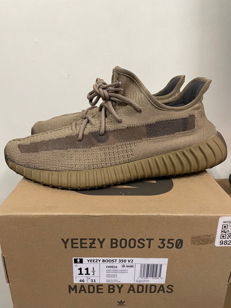 Adidas Yeezy 350 V2 Earth US11.5, Men's Fashion, Footwear, Sneakers on ...