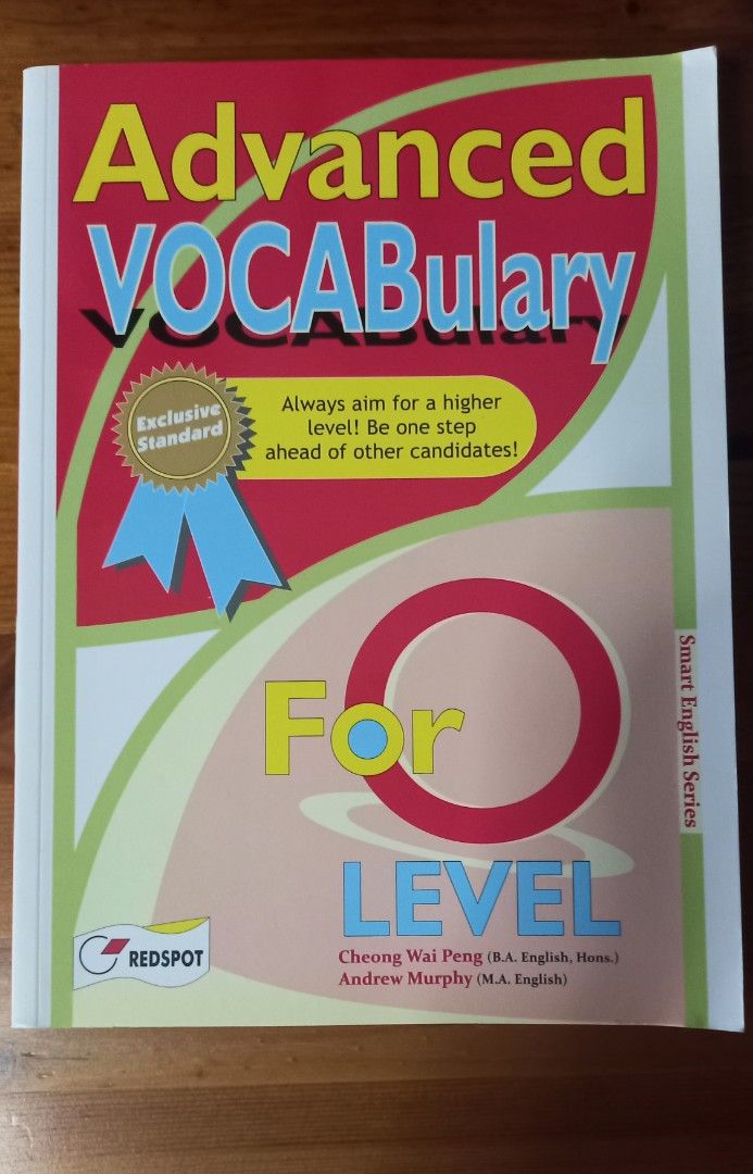 Advanced Vocab For O Level, Hobbies & Toys, Books & Magazines ...