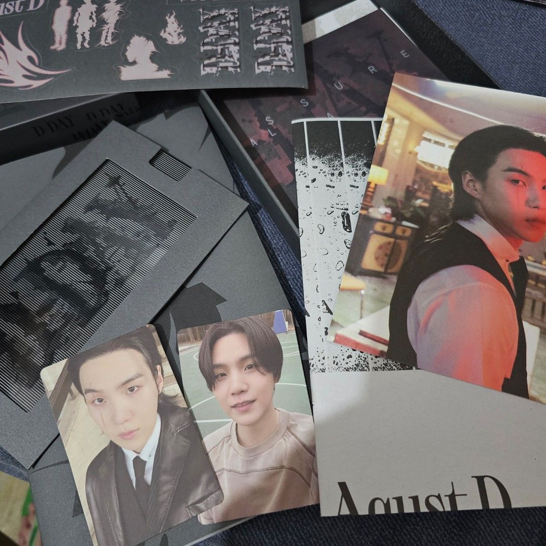 Agust D D-day Unsealed Target Exclusive album (ver 1: black) from US ...