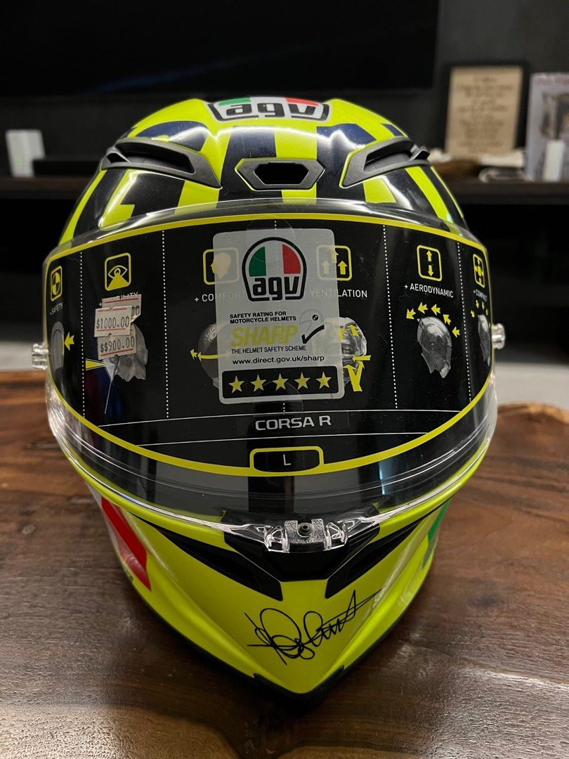 Agv Corsa R mugello limited Edition, Motorcycles, Motorcycle Apparel on ...
