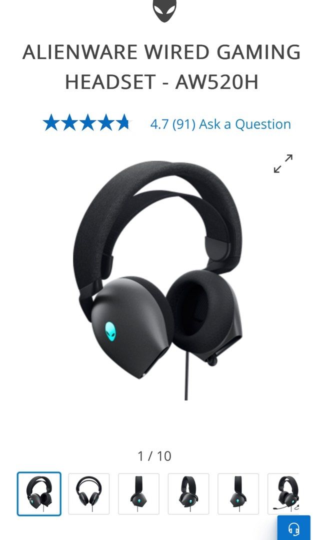 Alienware Gaming Headset, Audio, Headphones & Headsets on Carousell