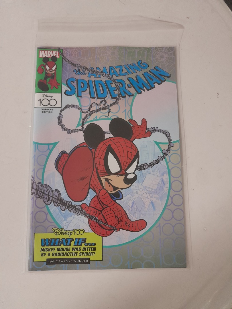 Amazing Spider-man Disney 100 Marvel Comics #300 Homage, Hobbies & Toys ...