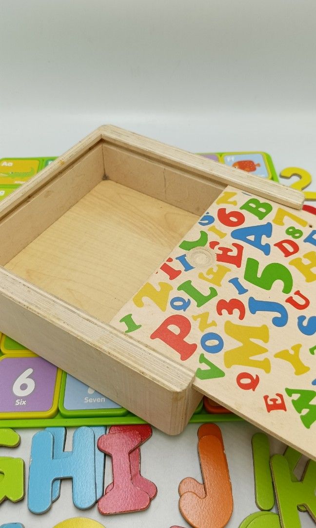 Anko Learning Magnet Alphabet + ToyRus Wooden Alphabet & Numbers Combo ...