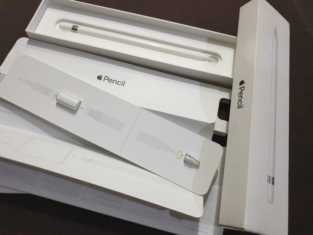Apple Pencil 1st Gen•Original Unit•Complete Set•TIP TOP CONDITION•OFFER ...