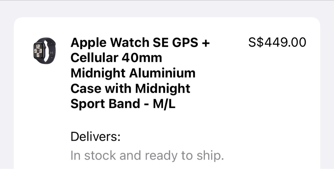 apple watch SE gps plus cellular, Mobile Phones & Gadgets, Wearables ...