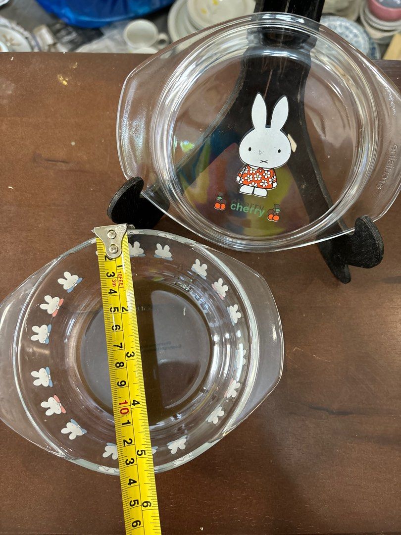 Arcuisine France “Miffy” Glass Food Storage Container, Furniture & Home ...