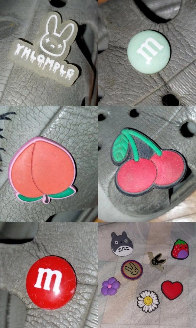 12 pcs Assorted Jibbitz, Women's Fashion, Footwear, Slippers and slides ...
