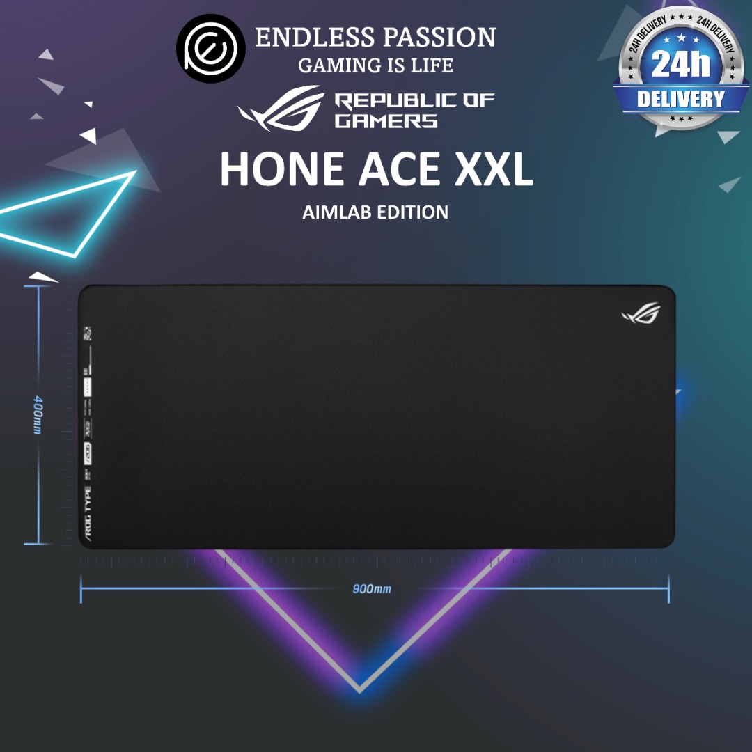 ASUS ROG Hone Ace Mousemat XXL, Computers & Tech, Parts & Accessories ...