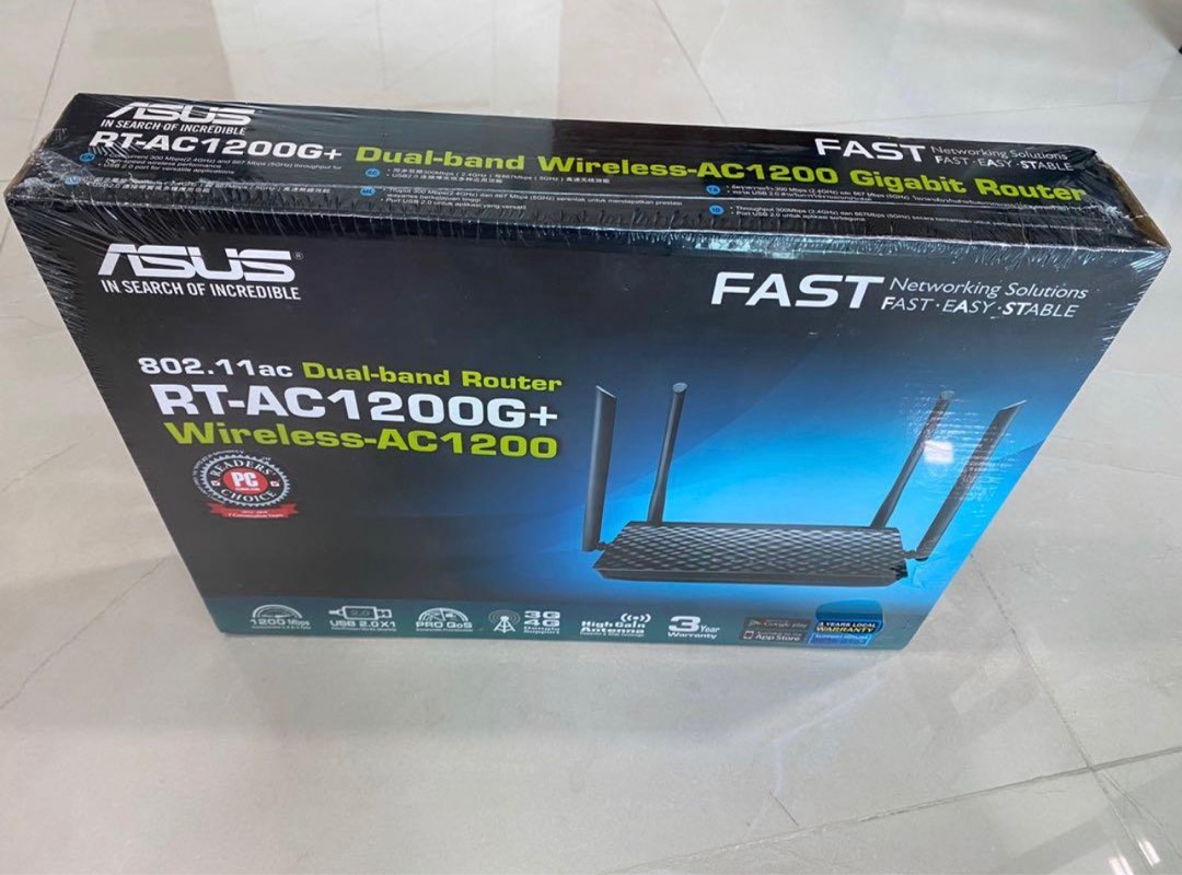 ASUS RT-AC1200G+ Router, Computers & Tech, Parts & Accessories ...