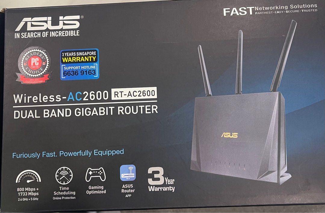 ASUS RT-AC2600 Router, Computers & Tech, Parts & Accessories, Other ...