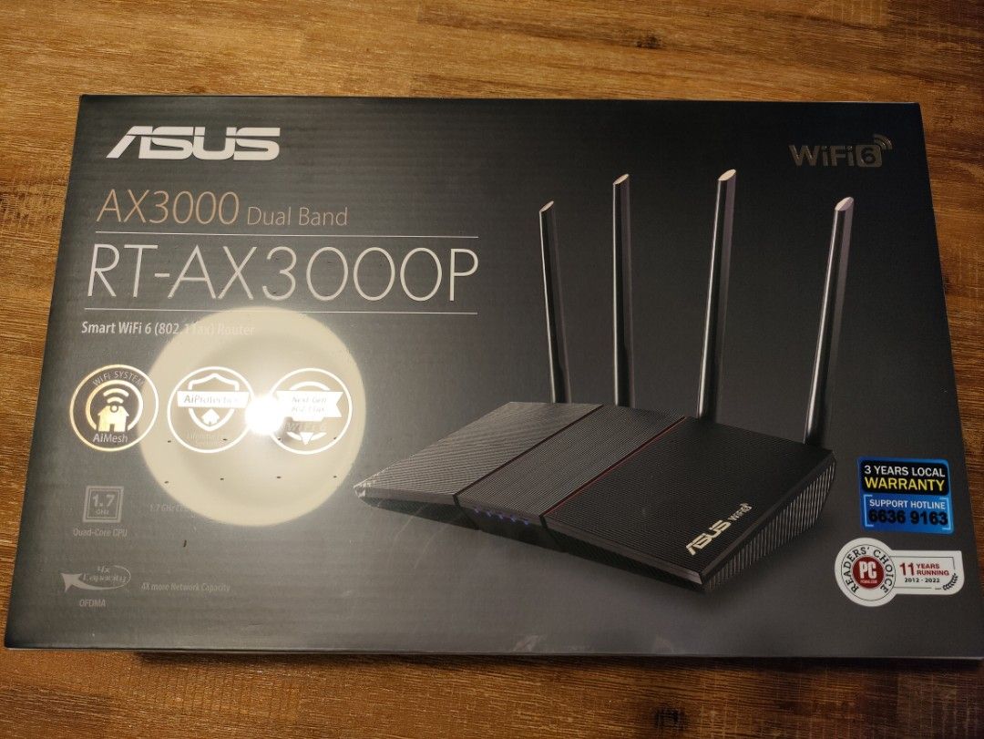 Asus RT-AX3000P Wifi6 Wireless Router OFDMA Mesh Dual Band, Computers ...