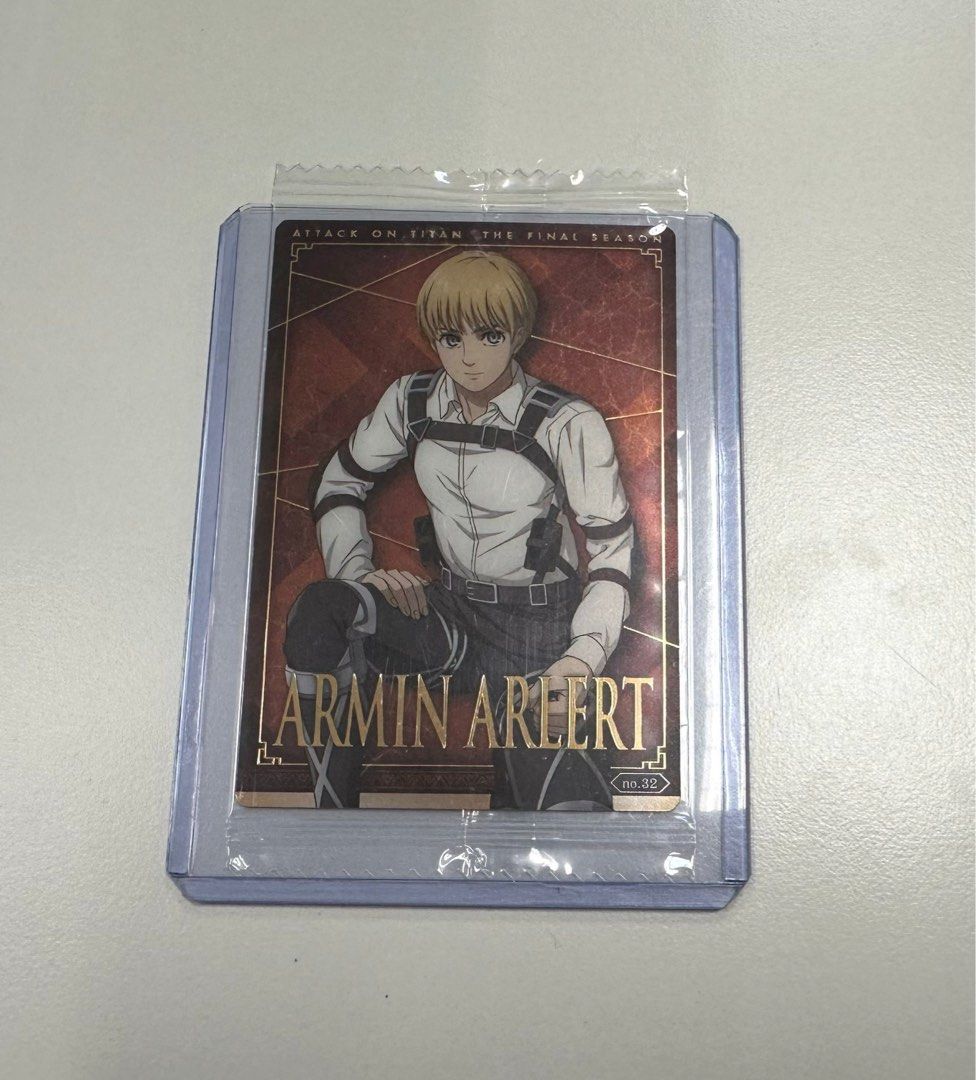 Attack On Titan AOT The Final Season Wafer Card - Armin Arlert, Hobbies ...