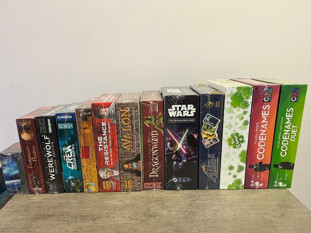 (authentic) small box Card Games - Crew / Patchwork / Codenames / Star ...