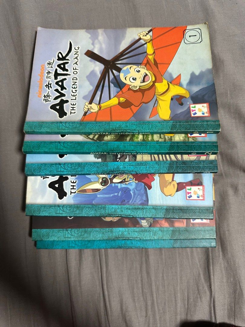 Avatar: The Legend of Aang Comics 1-4, 8-9, Hobbies & Toys, Books ...
