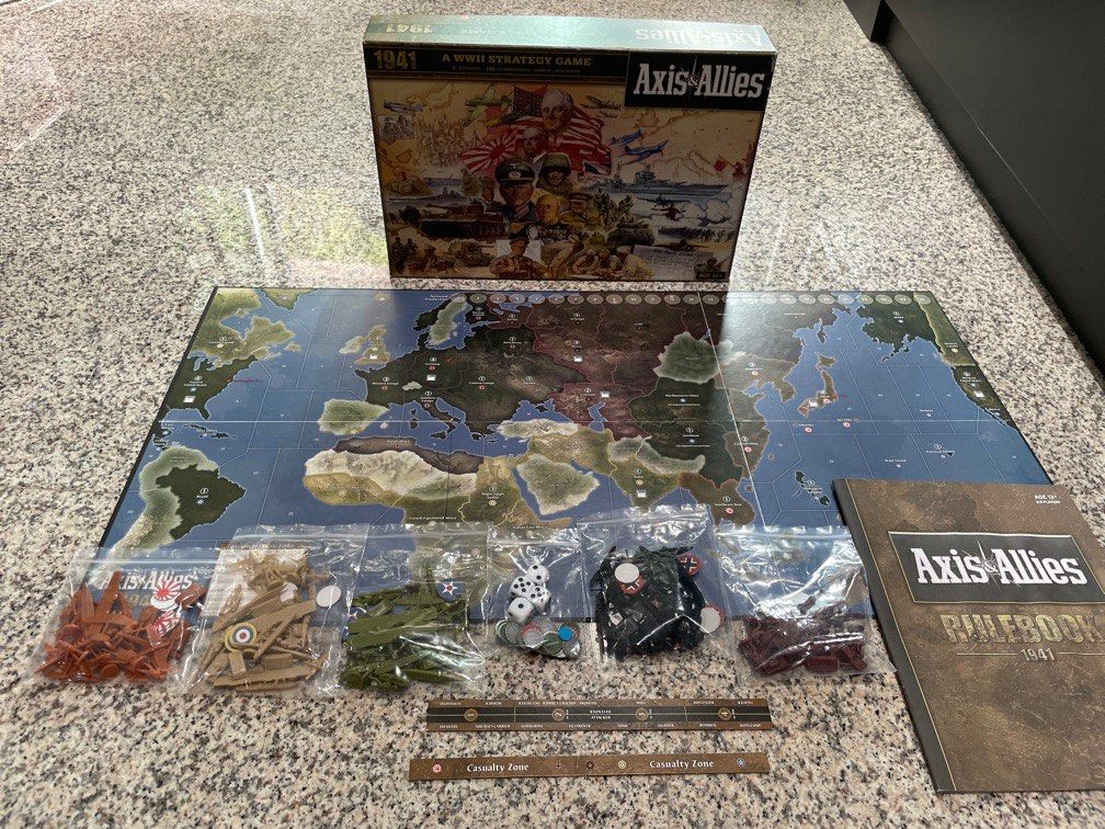 Axis & Allies 1941 Board game, Hobbies & Toys, Toys & Games on Carousell