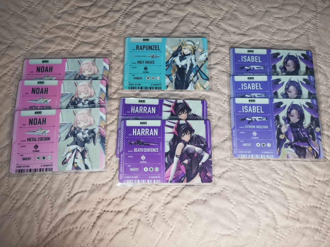 Bandai Goddess of Victory Nikke Carddass Metallic Card, Hobbies & Toys ...