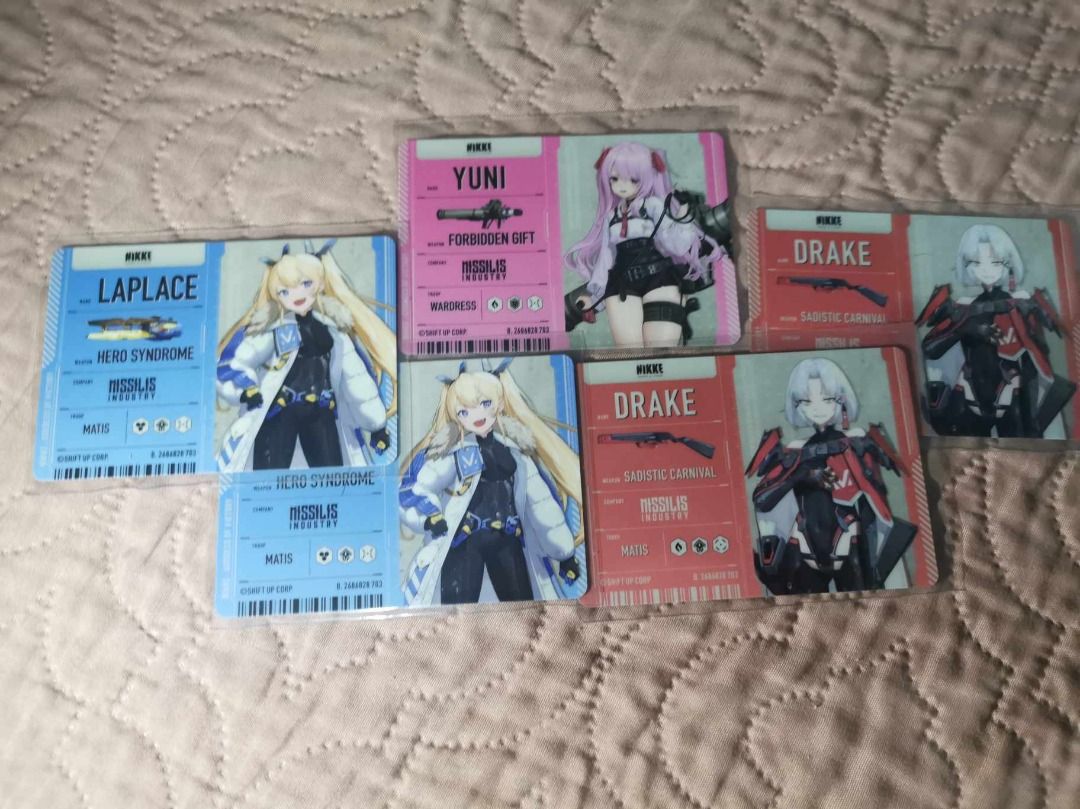 Bandai Goddess of Victory Nikke Carddass Metallic Card, Hobbies & Toys ...