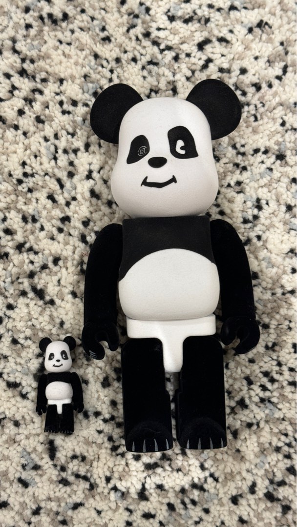 Bearbrick Clot Panda 400%+100%, Hobbies & Toys, Toys & Games on Carousell