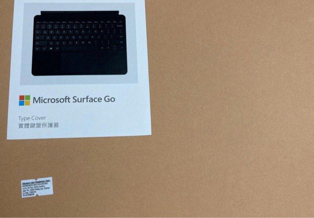 BN Microsoft Surface Go type cover Black, Computers & Tech, Parts ...