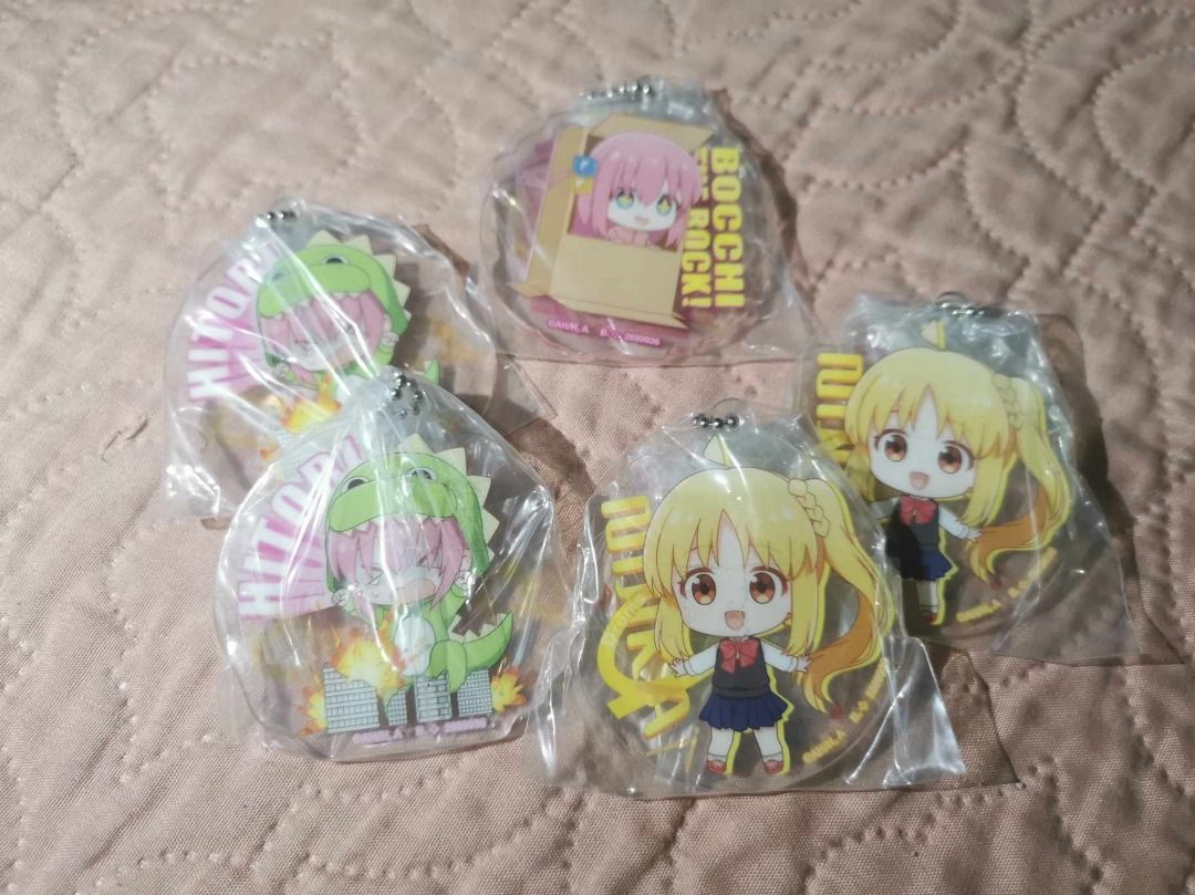 Bocchi The Rock Gachapon Keychains, Hobbies & Toys, Memorabilia ...