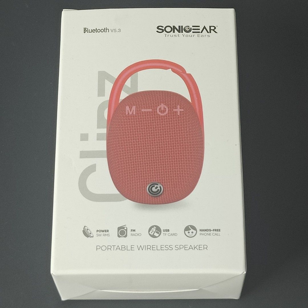 brand new sonic gear clipz portable wireless speaker at $30 (:, Audio ...