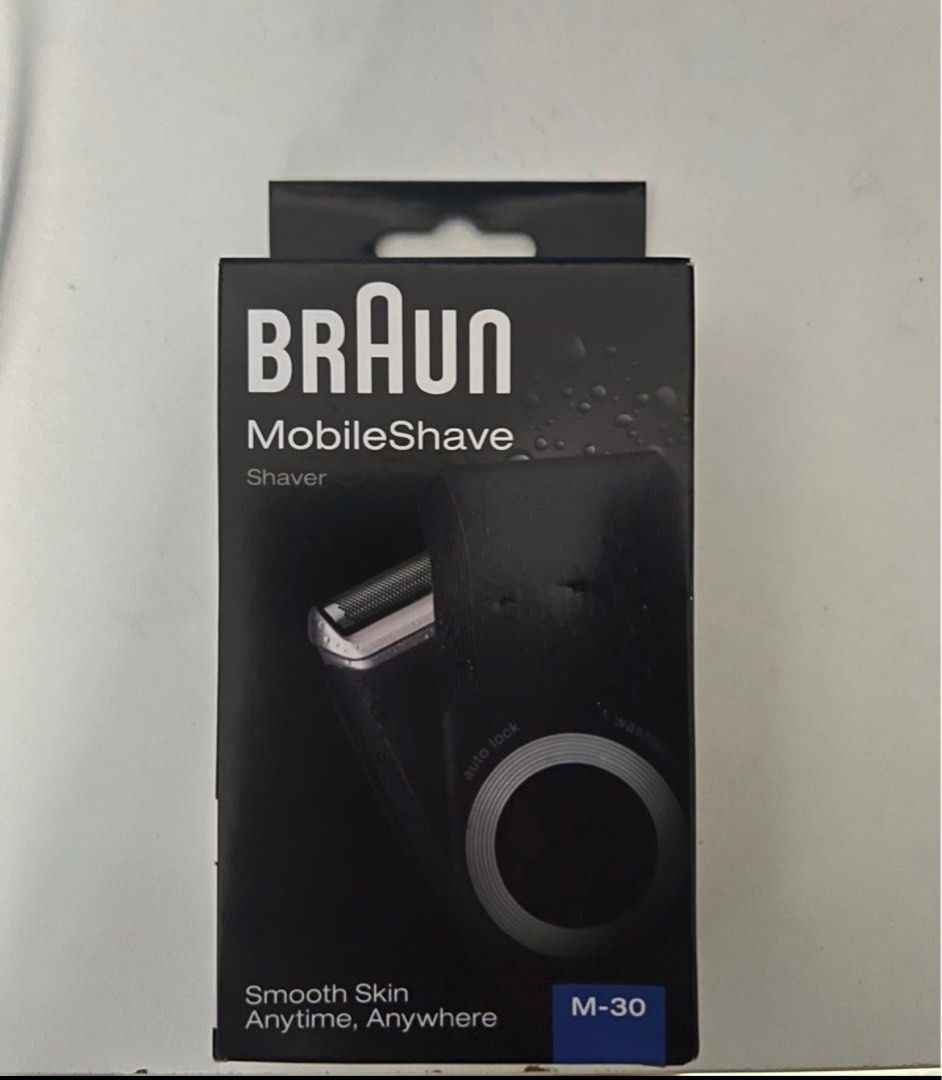 Braun MobileShave M30, Beauty & Personal Care, Men's Grooming on Carousell