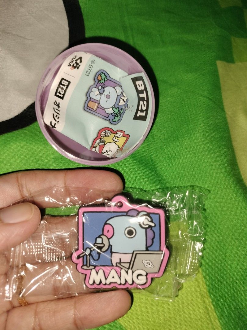 BT21 Mang Keychain, Hobbies & Toys, Toys & Games on Carousell