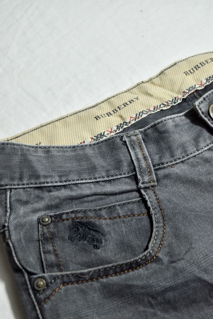 Burberry acid washed black jeans, Men's Fashion, Bottoms, Jeans on ...