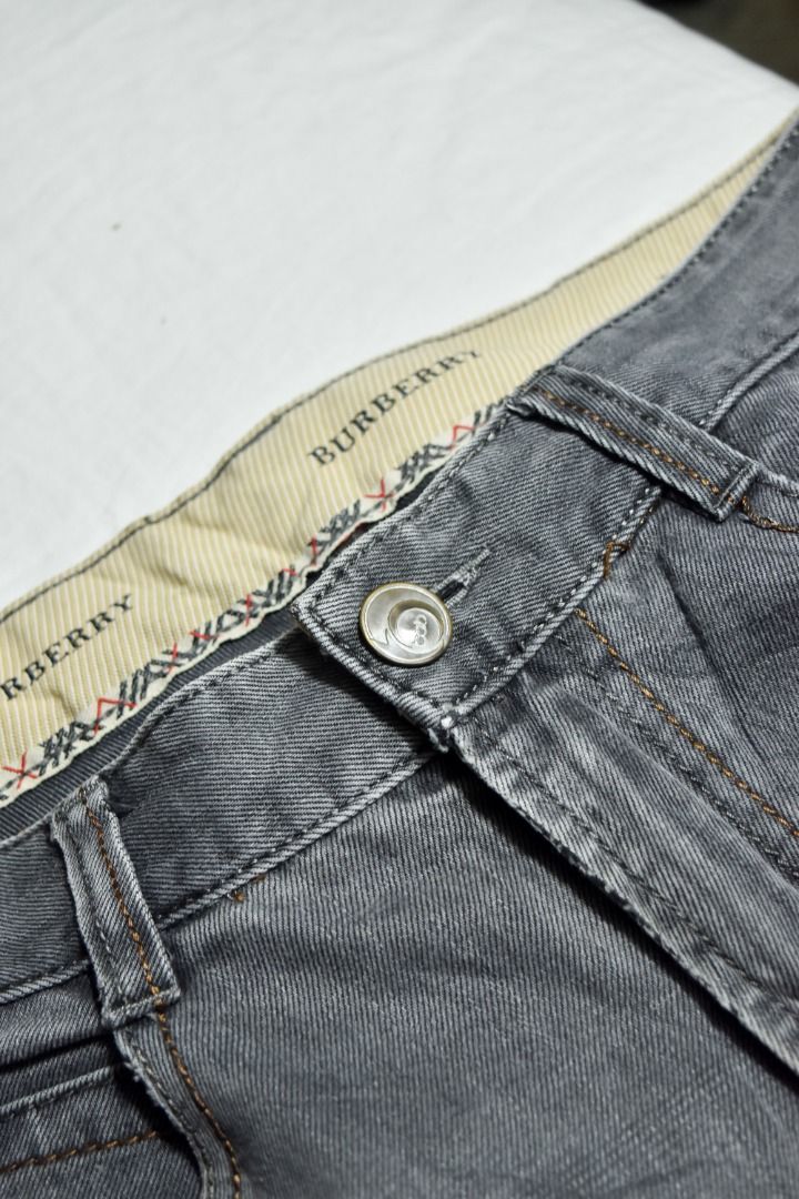 Burberry acid washed black jeans, Men's Fashion, Bottoms, Jeans on ...