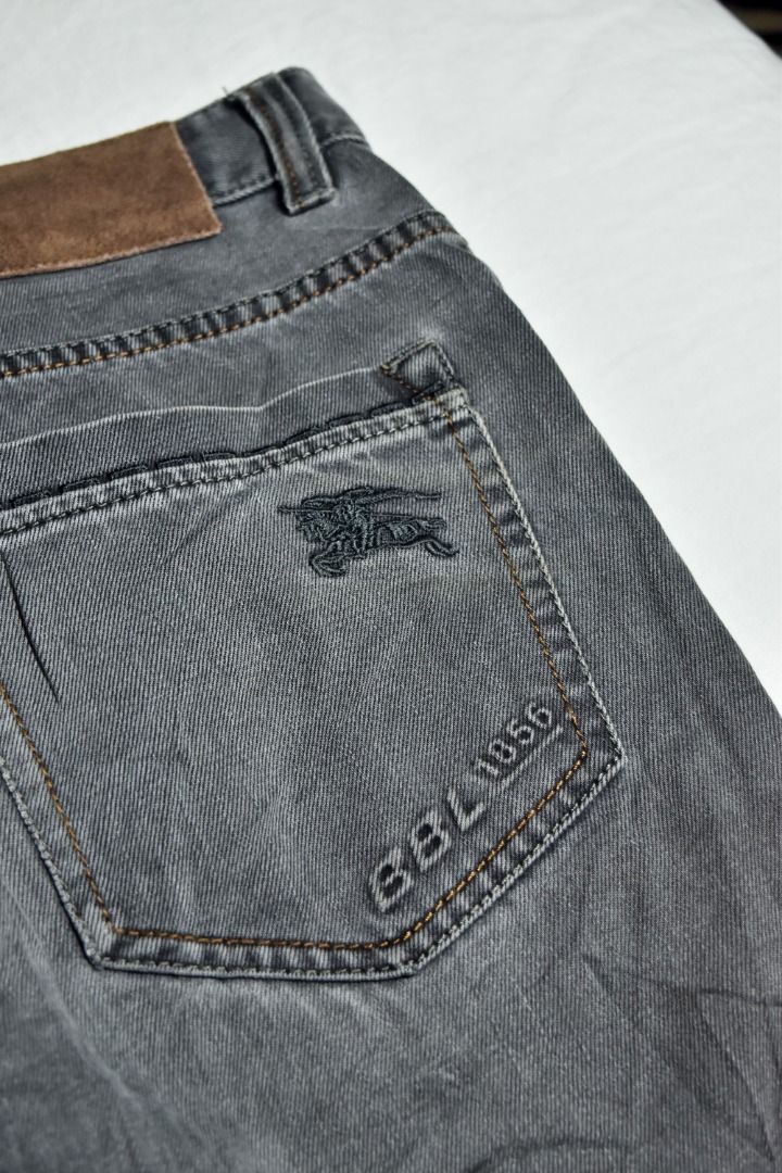 Burberry acid washed black jeans, Men's Fashion, Bottoms, Jeans on ...