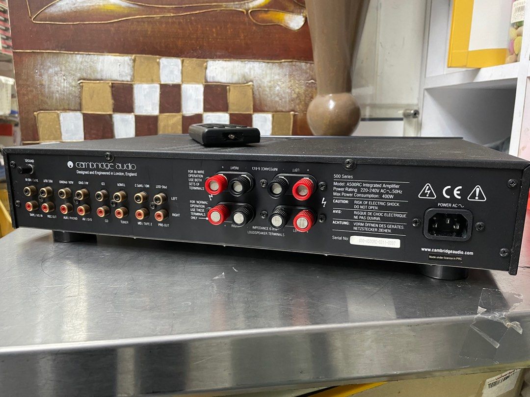 Cambridge Audio A500 Integrated Amplifier, Audio, Soundbars, Speakers ...