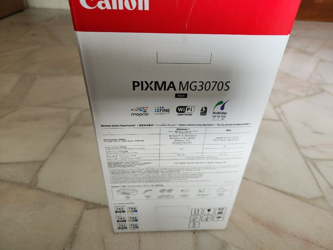 Canon PIXMA MG3070S printer & scanner, Computers & Tech, Printers ...