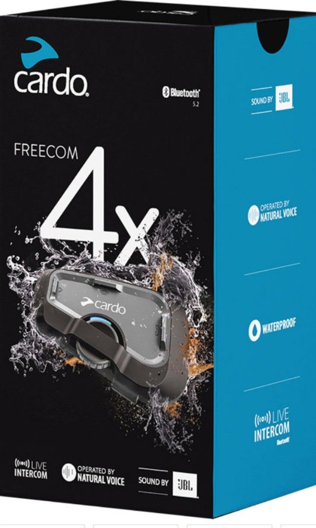 Cardo freecom 4+ duo, Motorcycles, Motorcycle Accessories on Carousell