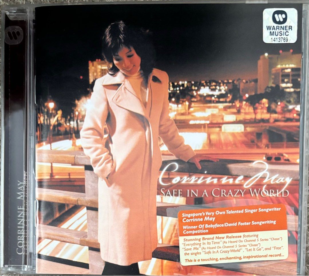 CD: pop, Singapore, local - Corrine May Safe In A Crazy World (free ...