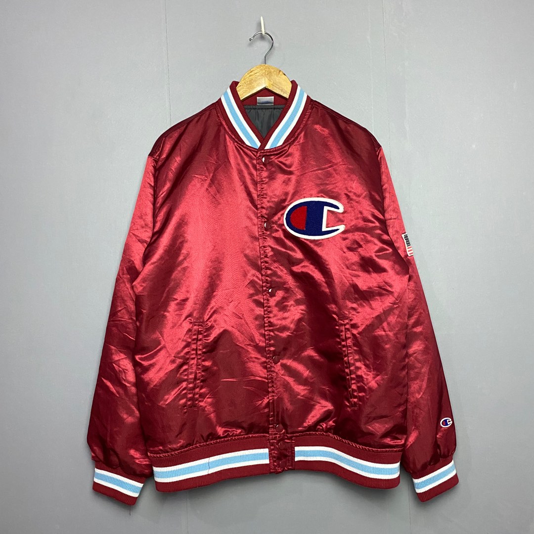 CHAMPION VARSITY JACKET, Men's Fashion, Activewear on Carousell