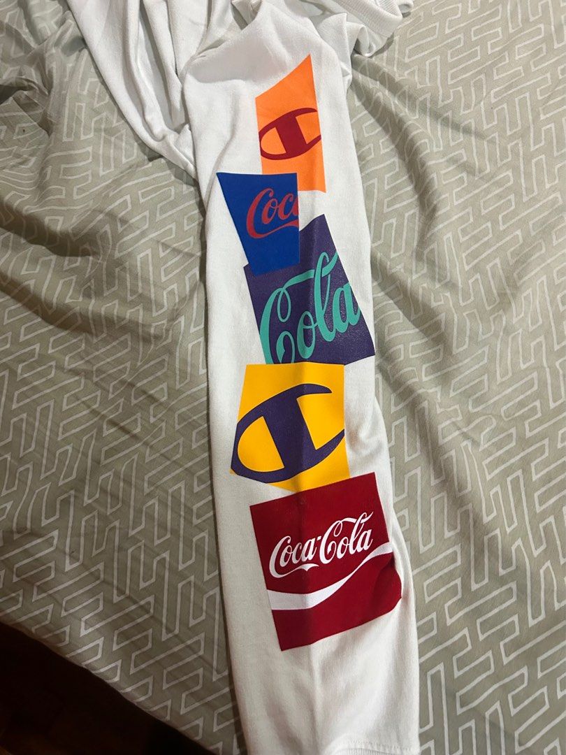 Champion X Coke Collab Long Sleeve Shirt, Men's Fashion, Tops & Sets ...