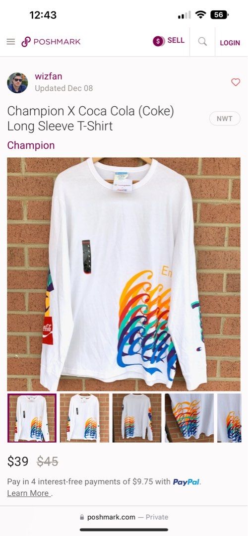 Champion X Coke Collab Long Sleeve Shirt, Men's Fashion, Tops & Sets ...