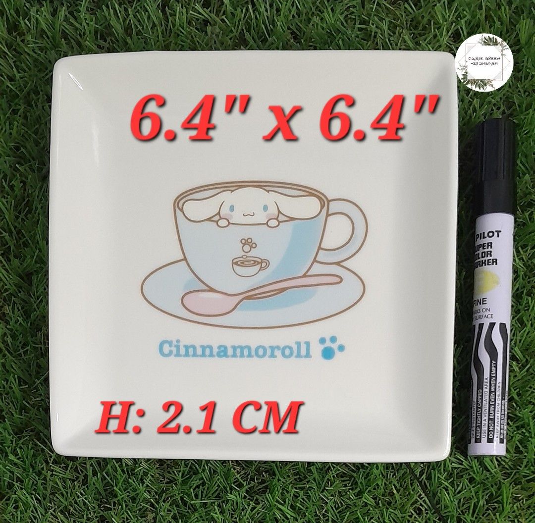 CINNAMOROLL~Sanrio Characters 2001~2021 Cinnamoroll Square Plate ~JP ...