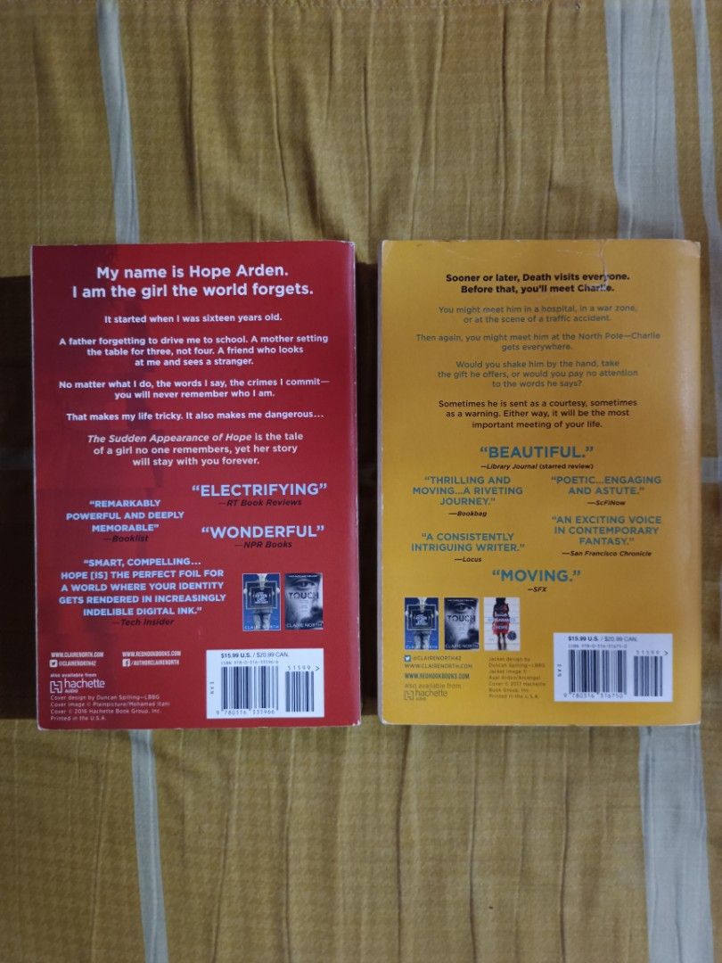 Claire North books, Hobbies & Toys, Books & Magazines, Fiction & Non ...