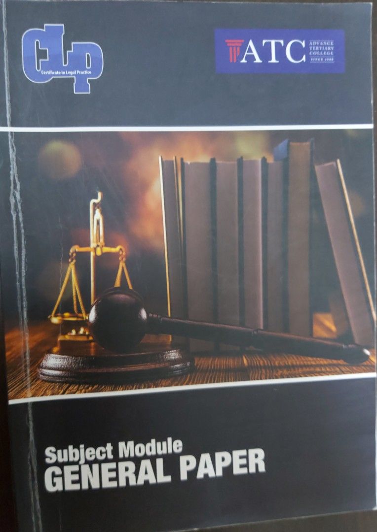 CLP Subject Module General Paper, Hobbies & Toys, Books & Magazines ...