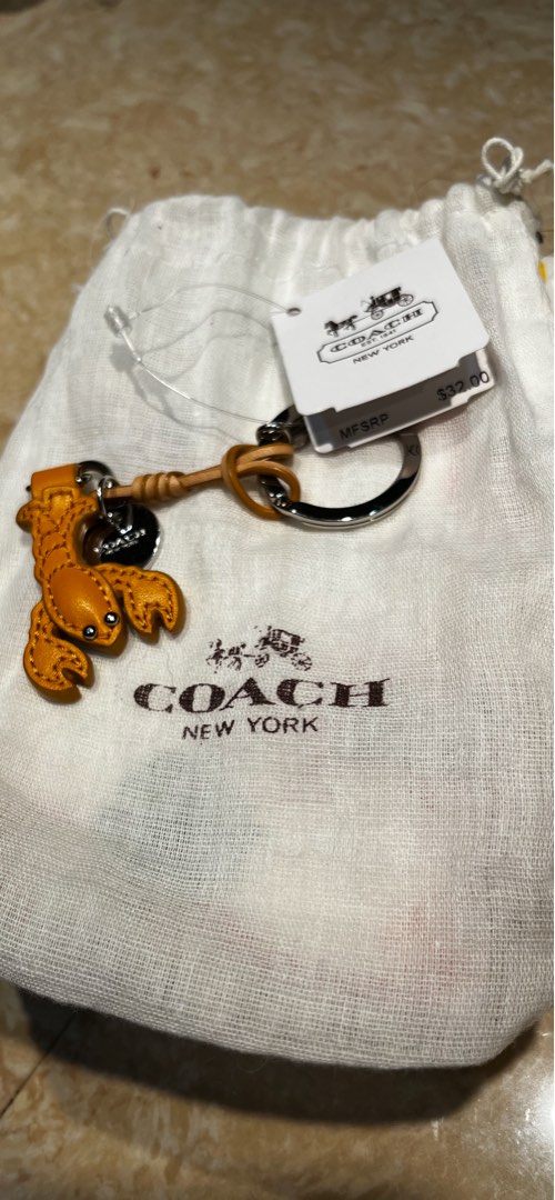 Authentic Coach Keychain, Luxury, Accessories on Carousell