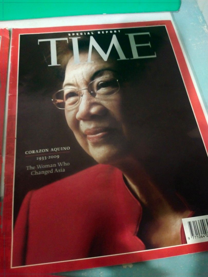 CORY AQUINO 2 Historical TIME magazines/1987 & 2009/Extremely RARE set ...