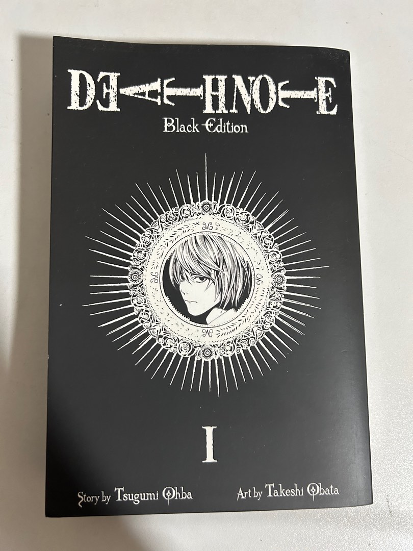 death note volume 1 black edition manga, Hobbies & Toys, Books ...