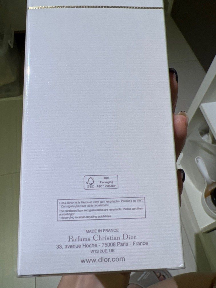 Dior Jadore Perfume $180, Beauty & Personal Care, Fragrance ...