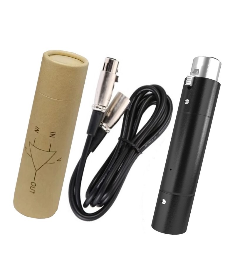 Dynamic Microphone Preamplifier Booster with XLR cable, Audio, Other ...