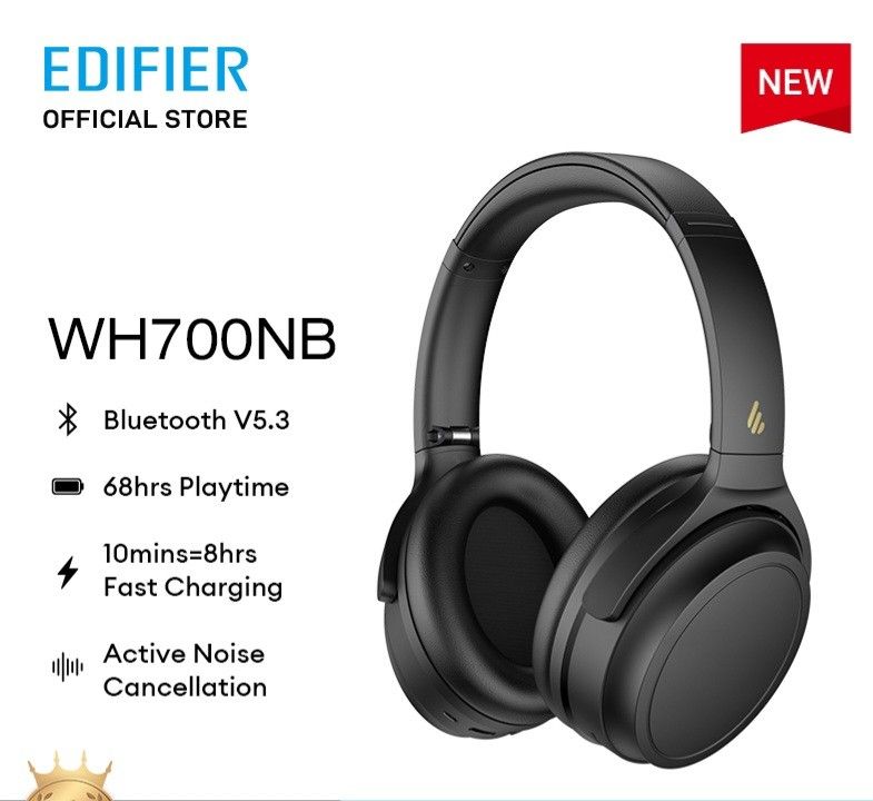 Edifier WH700NB Wireless Noise Cancellation, Audio, Headphones ...