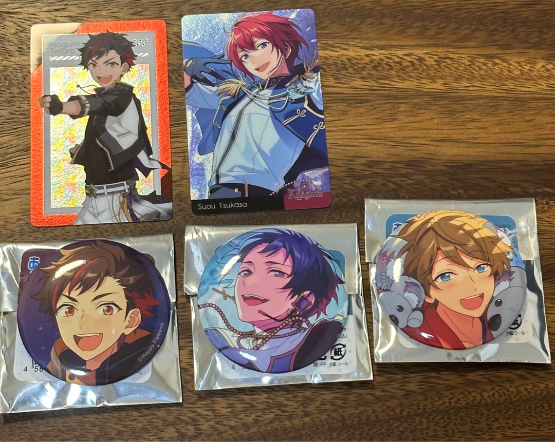 Enstars ensky clear card and badges, Hobbies & Toys, Memorabilia ...